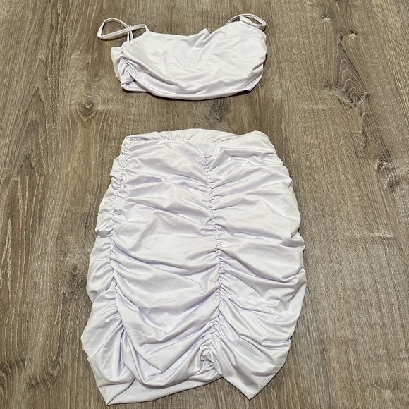 Pants & Jumpsuits | Twopiece All White Set | Poshmark
